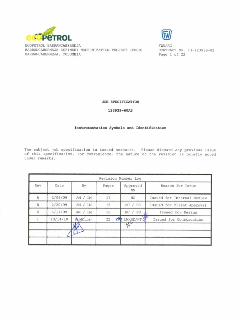 Instrumentation Symbols for P&IDs Guide | PDF | Instrumentation ...