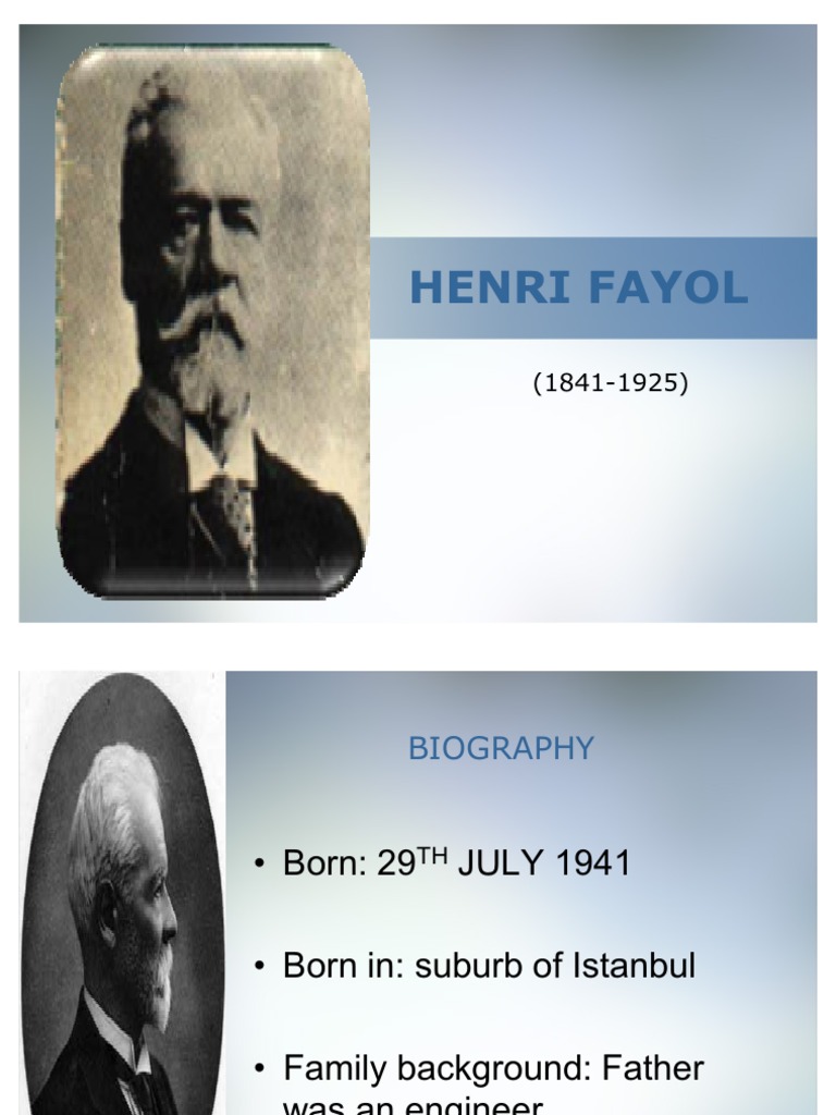 Henri Fayol | PDF