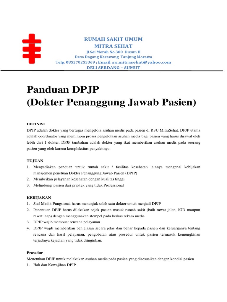 Panduan DPJP | PDF