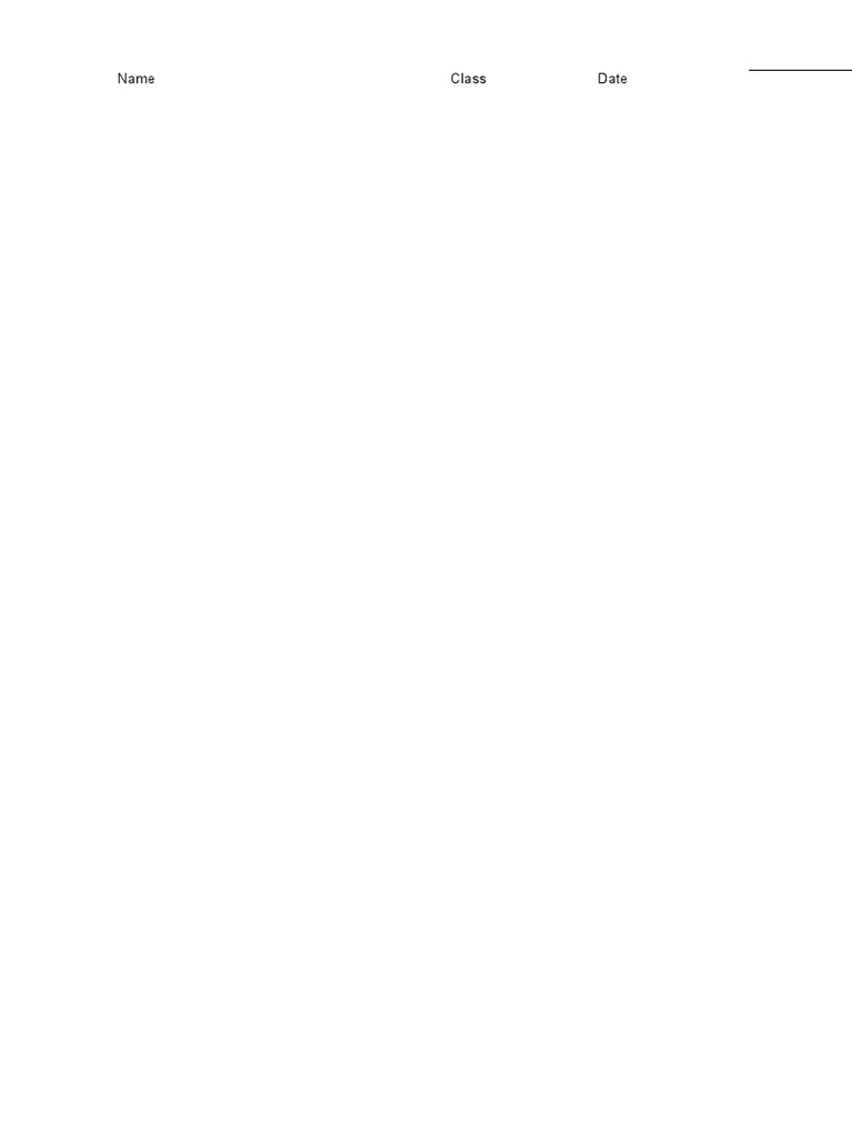 Name Class Date | PDF