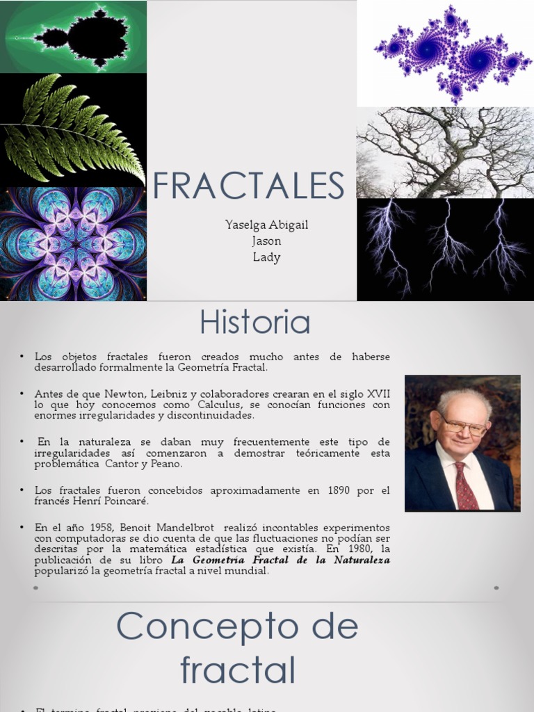 Fractales: Historia y Aplicaciones | PDF | Fractal | Teoría del caos