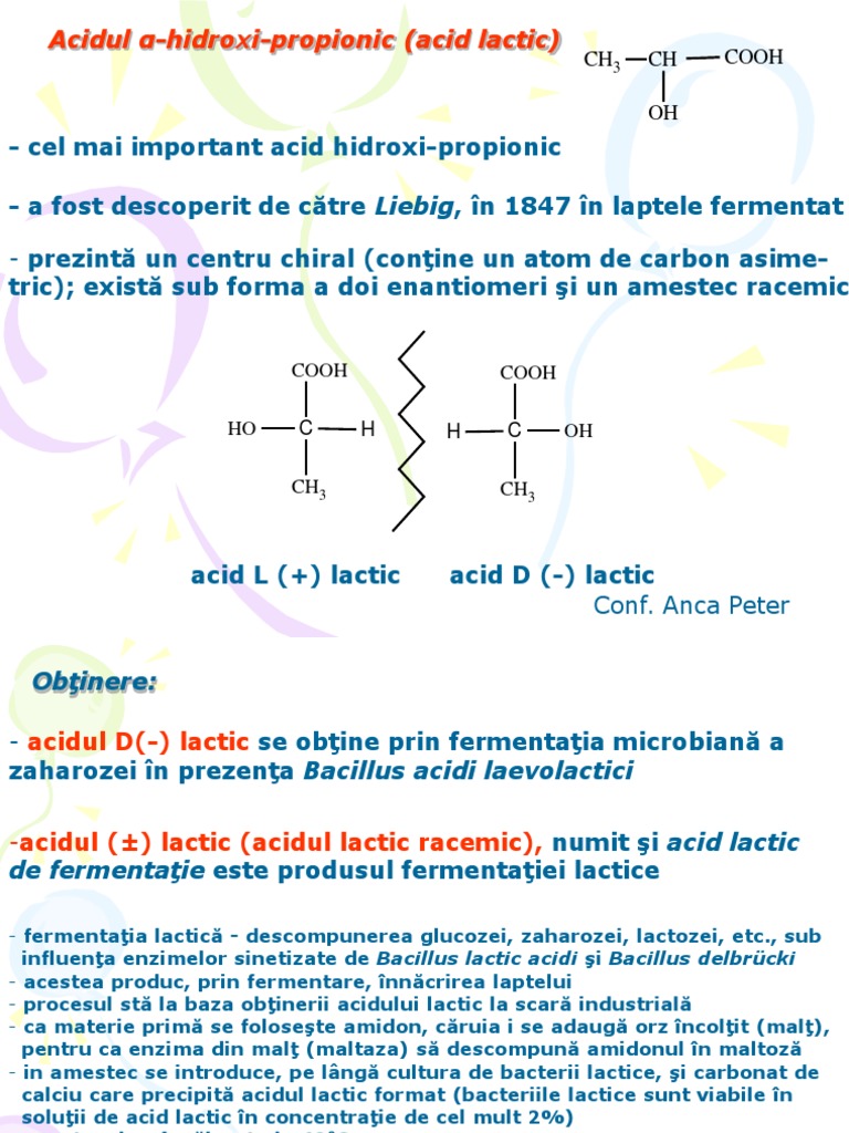 Acidul Tartric, Lactic, Citric | PDF