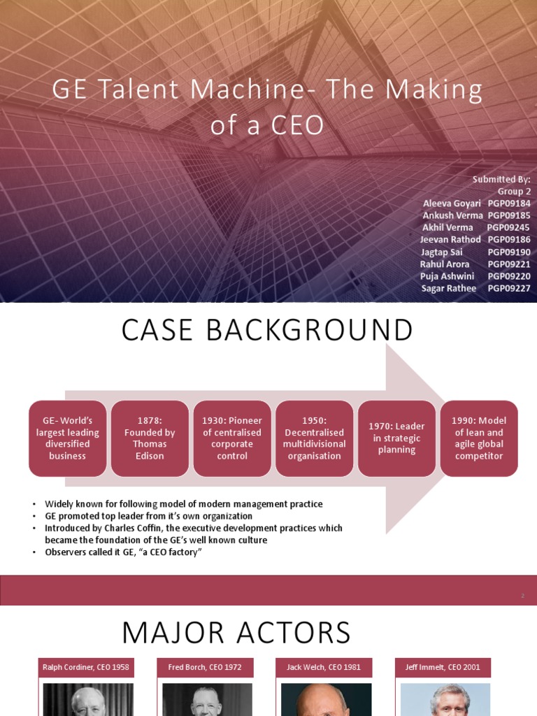 Ge Ceo | Download Free PDF | General Electric | Chief Executive Officer