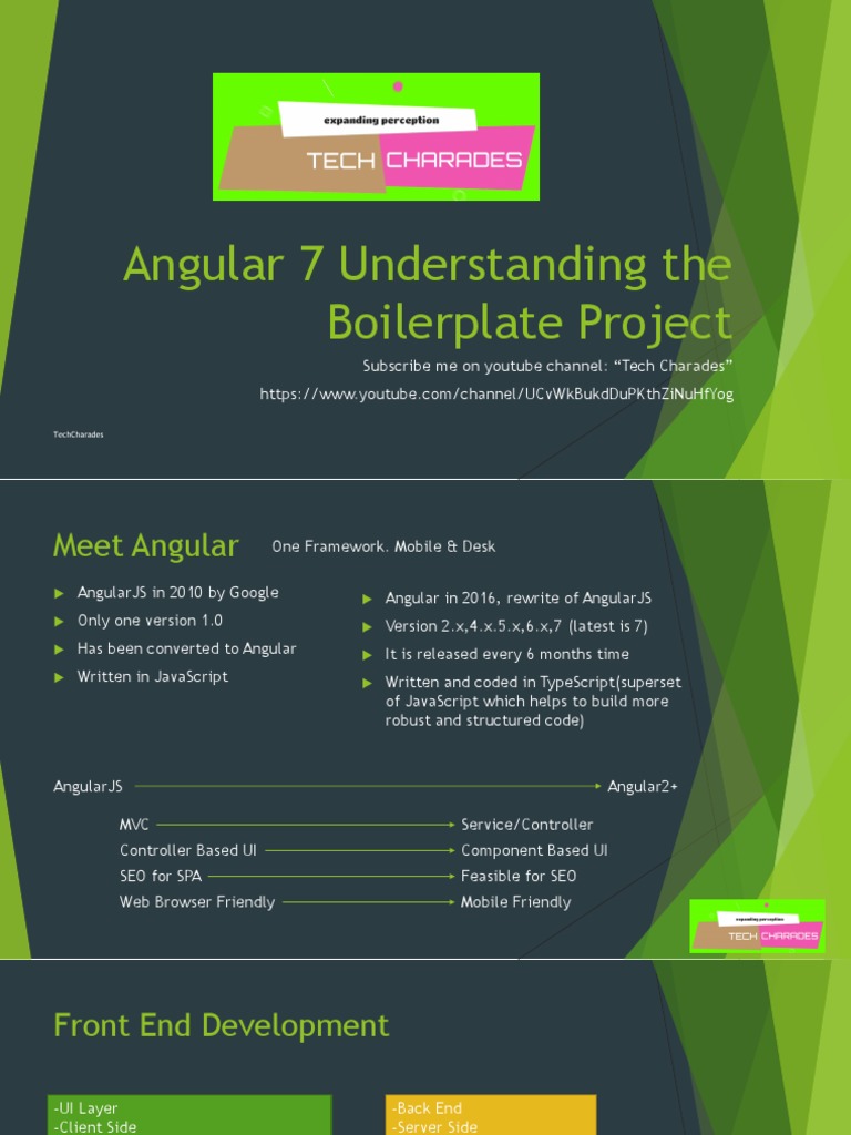 Angular 7 Boilerplate Tutorial Pdf Angular Js Web Development