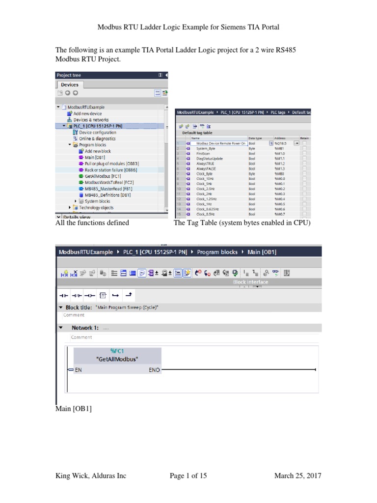 Mod Bus Rtu Example | PDF | Data Transmission | Computer Engineering