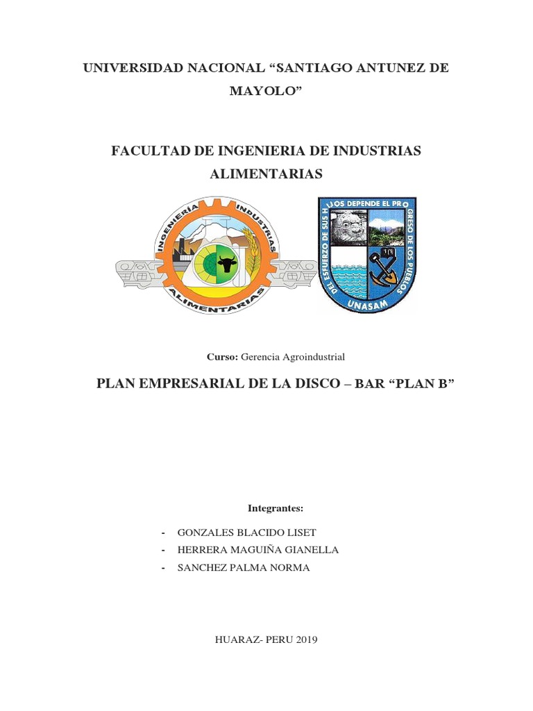 Disco Bar Plan B | PDF | Marketing | Logística
