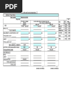 Calculation of Brick Masonry Estimating Quantity Excel Sheet | PDF