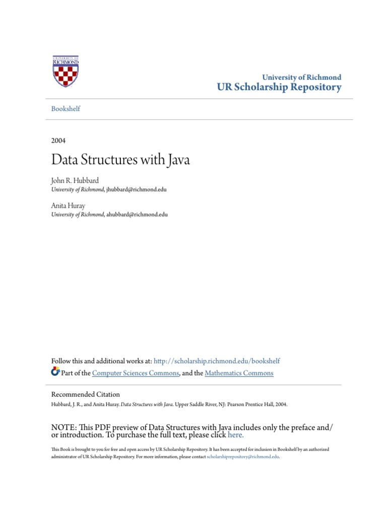 Data Structures With Java | PDF | Class (Computer Programming) | Data ...