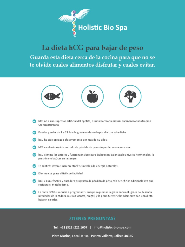 Dieta HCG para Bajar de Peso | PDF | Sustituto de azúcar ...