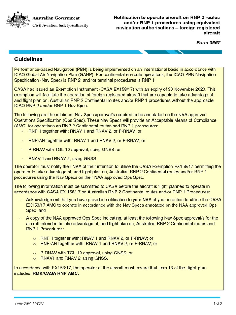 Form 667 | PDF | Aviation | Aerospace Engineering