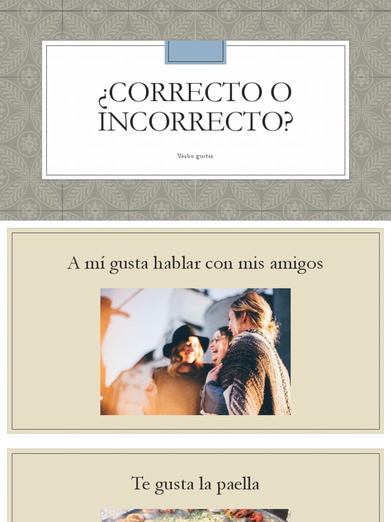 Correcto o Incorrecto | PDF