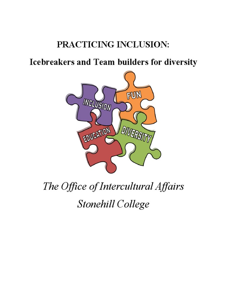Ice Breakers and Team Builders For Diversity | PDF | Stereotypes ...
