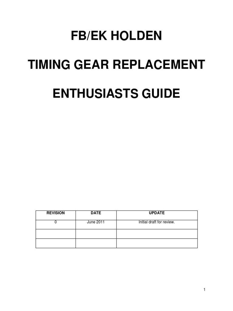 Timing Gear PDF | PDF | Distributor | Screw