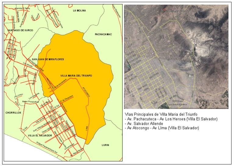 Plano de Vias Metropolitanas - Villa Maria | PDF