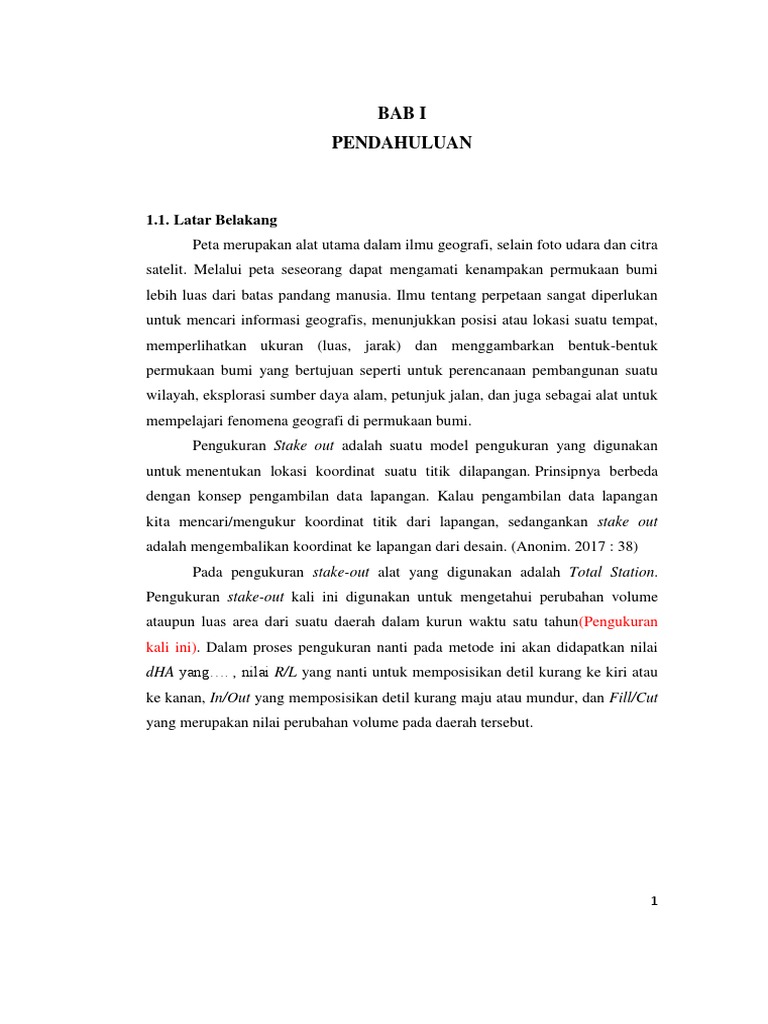 Stake Out | PDF | Teknologi & Rekayasa