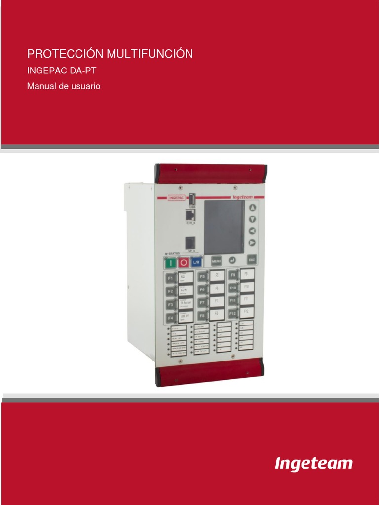 SPAD 346 C - Relé Diferencial Estabilizado | PDF | Protocolos de red ...