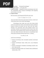 Laporan Praktikum Kimia Dasar Kesetimbangan | PDF