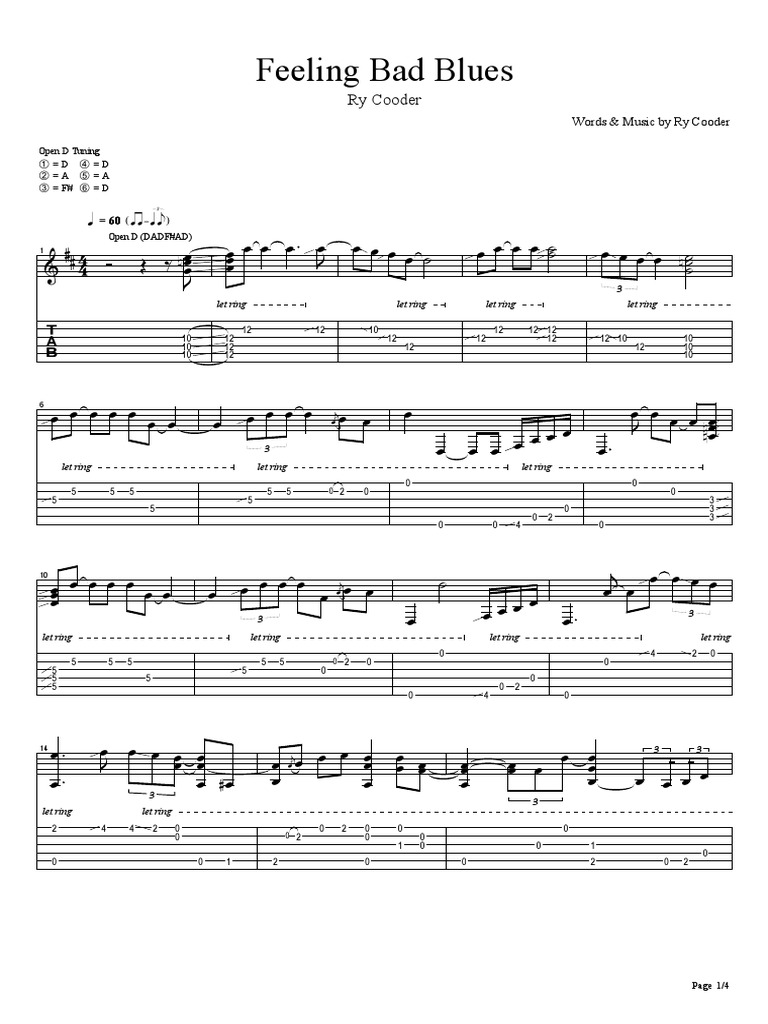 Feelin Bad Blues | PDF