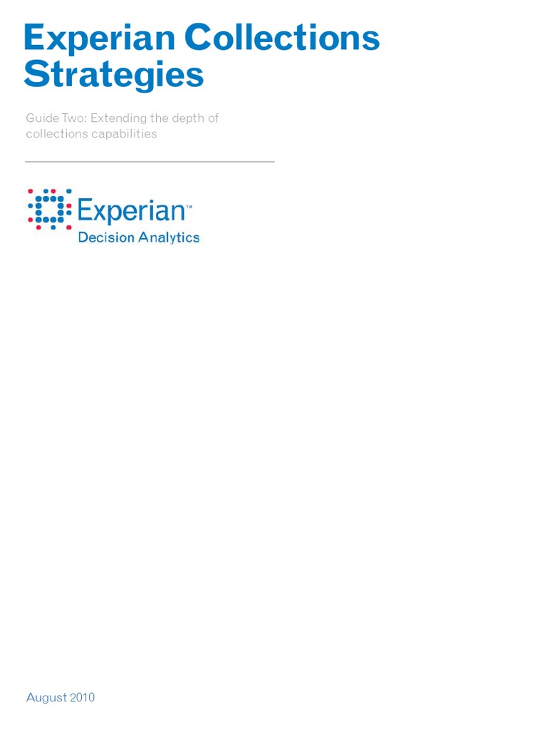 Extending Depth of Collections Strategies | PDF | Credit | Finance ...