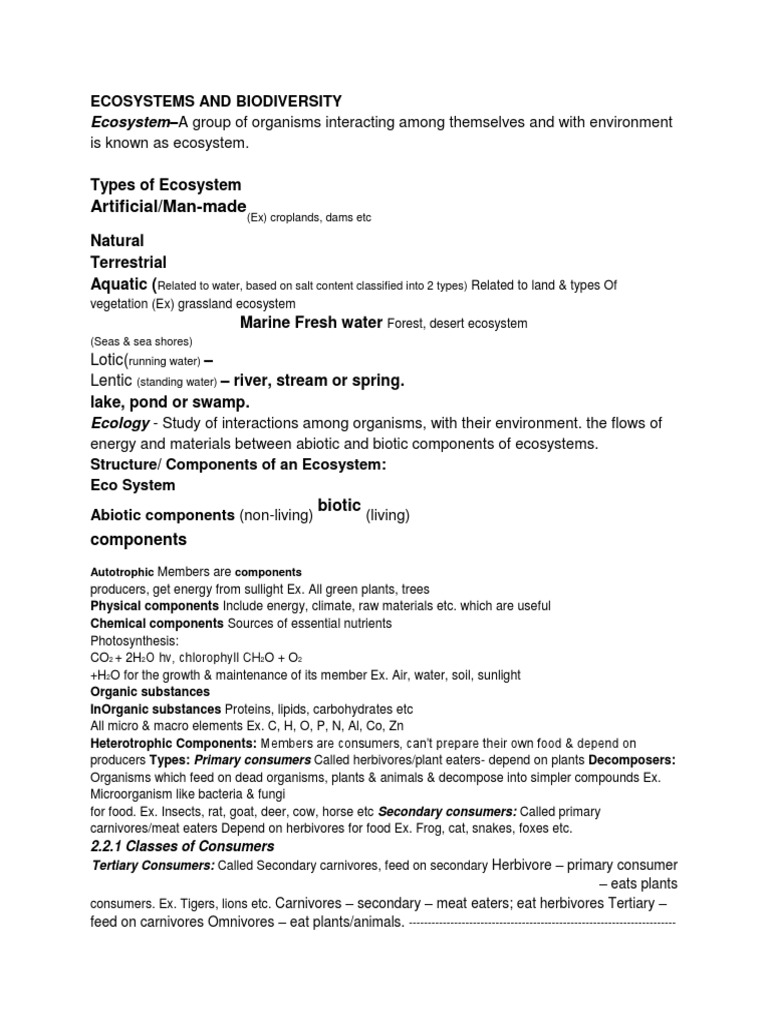 Artificial/Man-made: Is Known As Ecosystem | PDF | Flood | Ecosystem