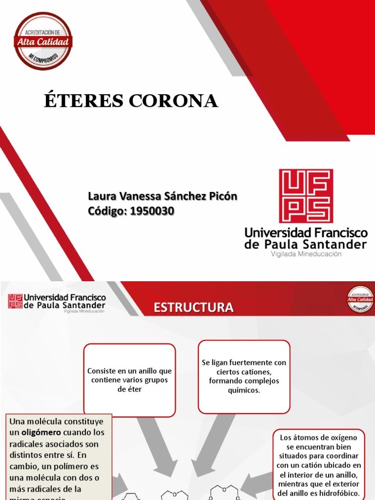 Eteres Corona | Éter | Síntesis orgánica