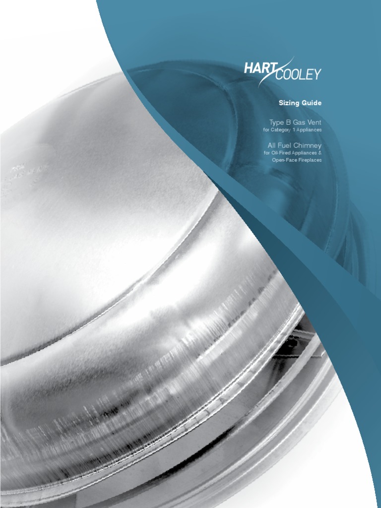 Sizing Guide: Type B Gas Vent All Fuel Chimney | PDF | Chimney | Duct ...