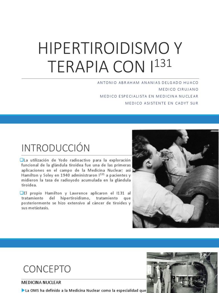 Tratamiento Con Yodo 131 en Medicina Nuclear | PDF | Tiroides | Glándulas