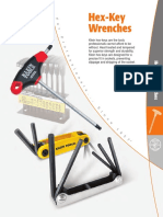Hex Key Chart | PDF | Screw | Mechanical Engineering