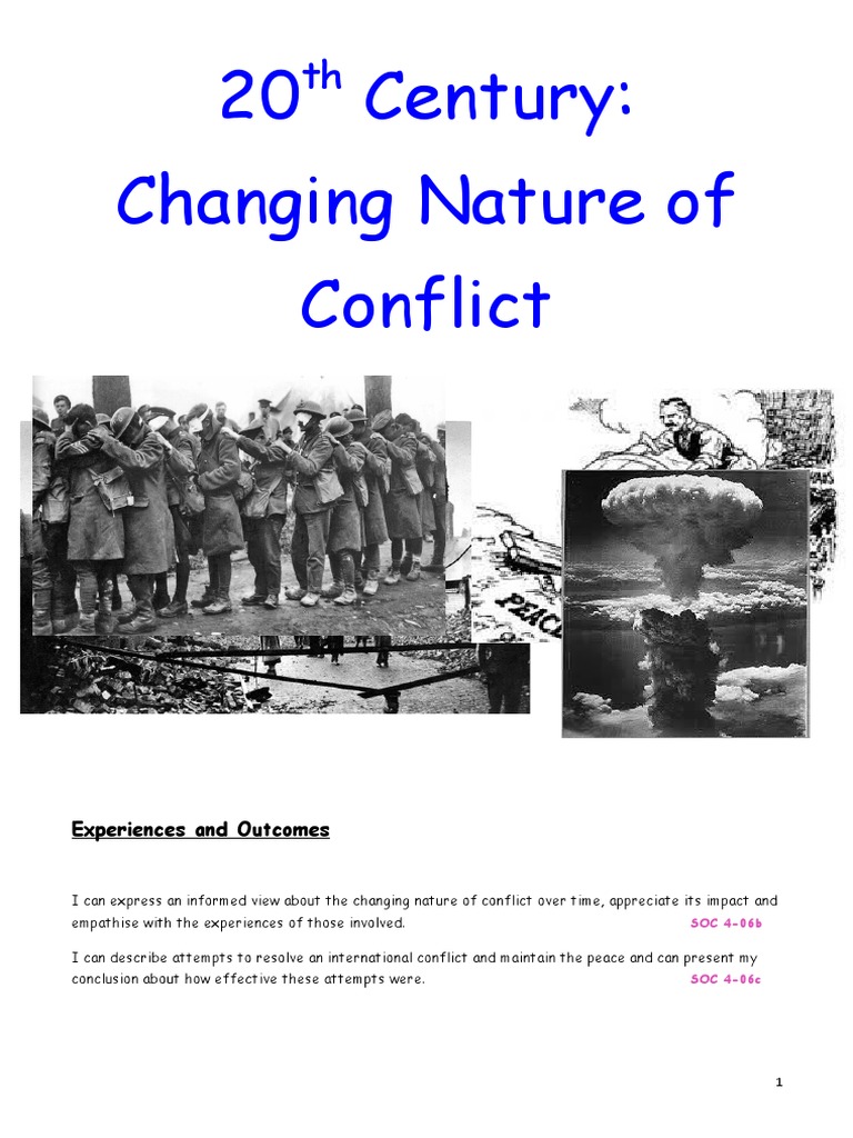 20th C Conflict - Full Booklet | PDF | Blitzkrieg | Chemical Warfare