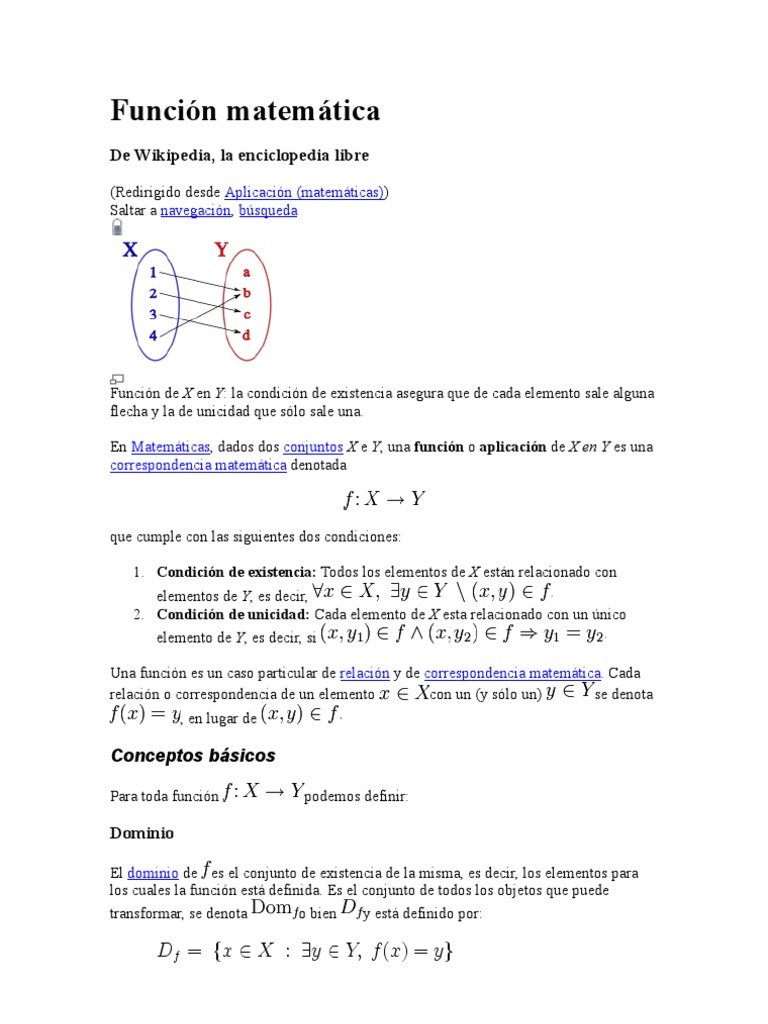 Función matemática | PDF | Función (Matemáticas) | Análisis
