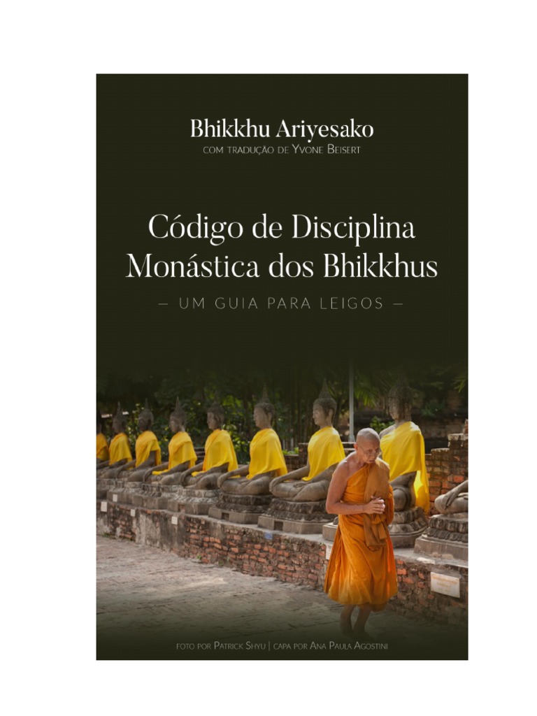 Código de Disciplina Monástica Dos Bhikkhus PDF | PDF | Religião e ...