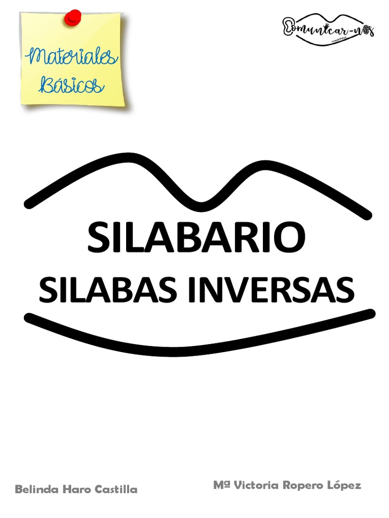 Silabario de Sílabas Inversas para Niños | PDF