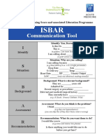 Isbar Escalation of Care Form | PDF