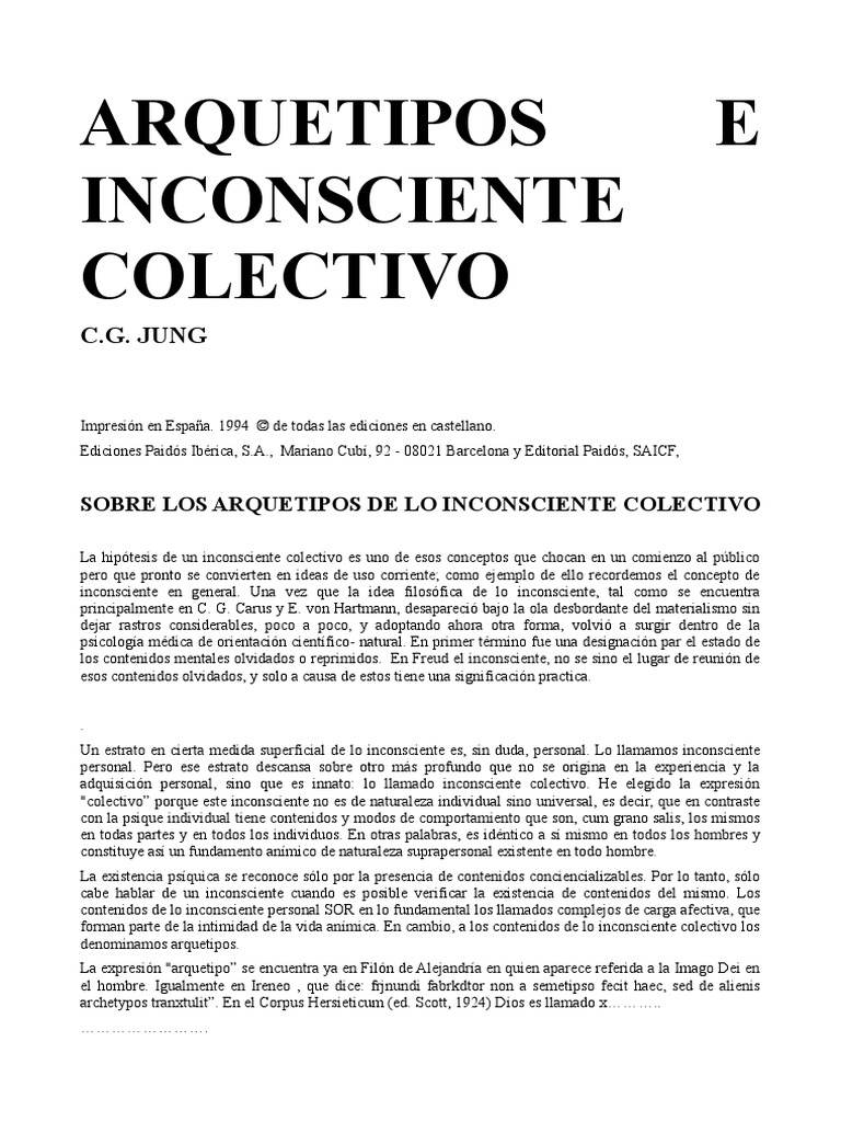 Jodorowsky - Yo El Tarot | PDF | Arquetipo | Mente inconsciente