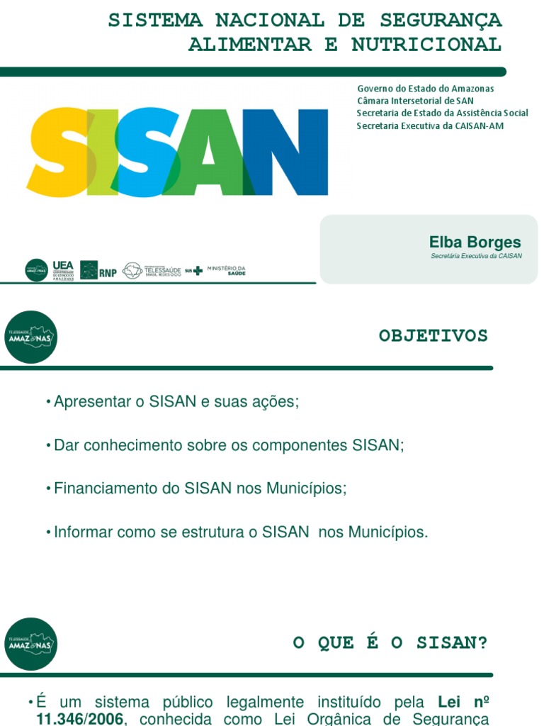 Estruturação Do SISAN (Praisan) | PDF | Estatuto | Segurança dos alimentos