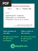 Sigmoidectomia Laparoscopica | PDF | Intestino grueso | Cirugía