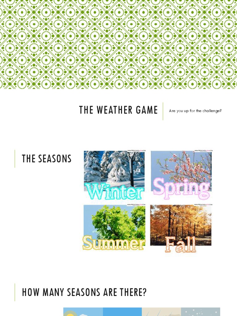 The Weather Game | Download Free PDF | Thunderstorm | Tornadoes