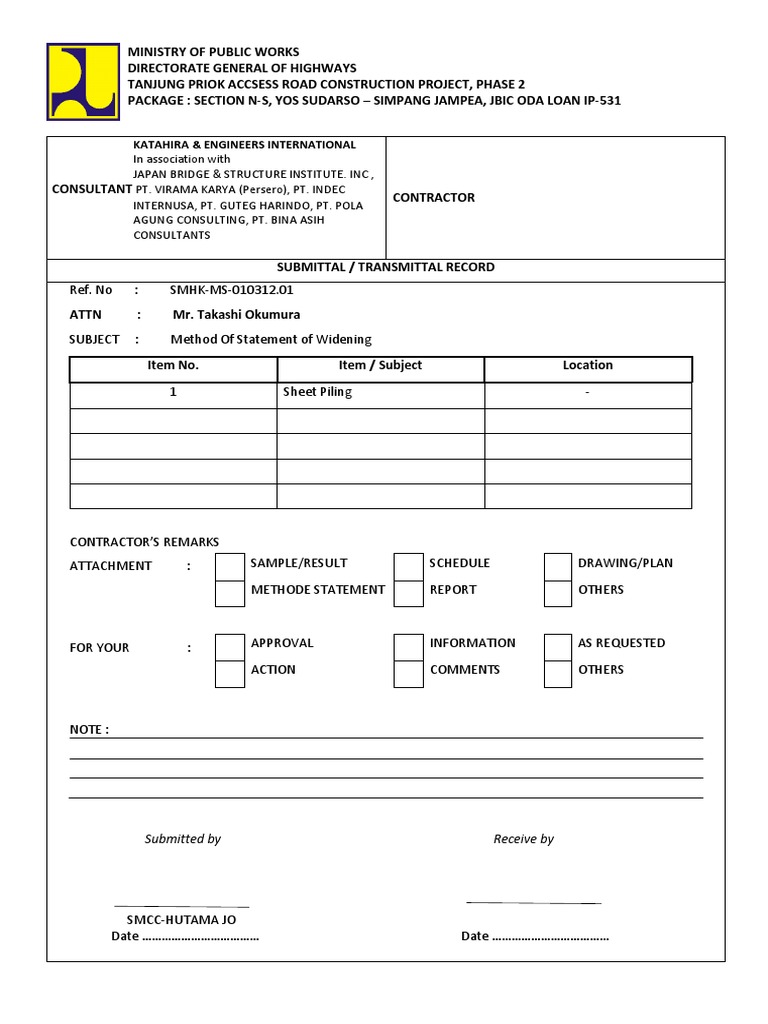 Dokumen - Tips - Method Statement Sheet Piling | PDF | Deep Foundation ...