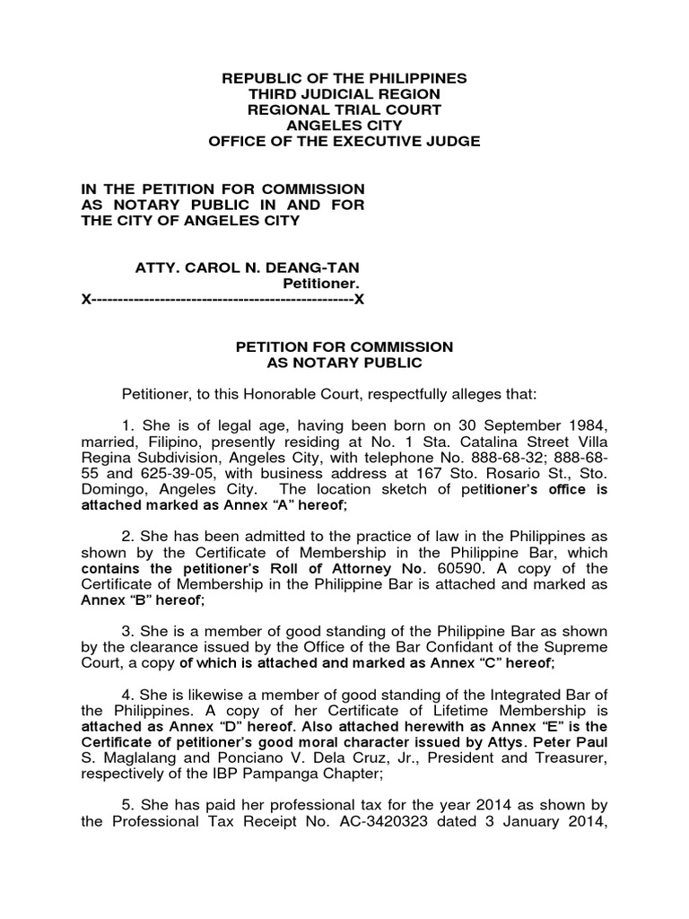 Notarial Commission - CDT | PDF | Government | Justice