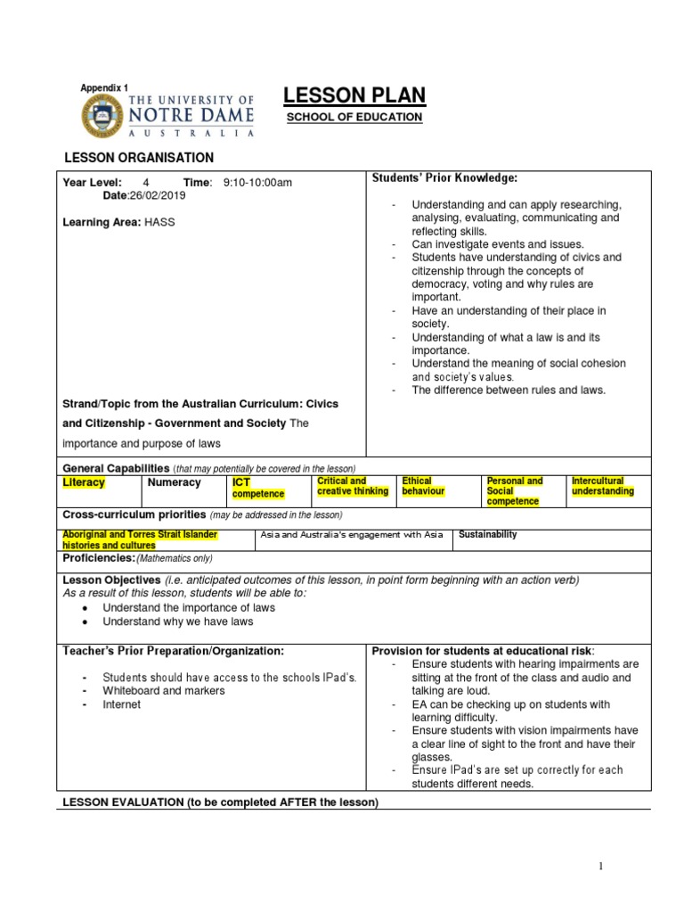 Lesson Plan 3 | PDF | Educational Technology | Lesson Plan