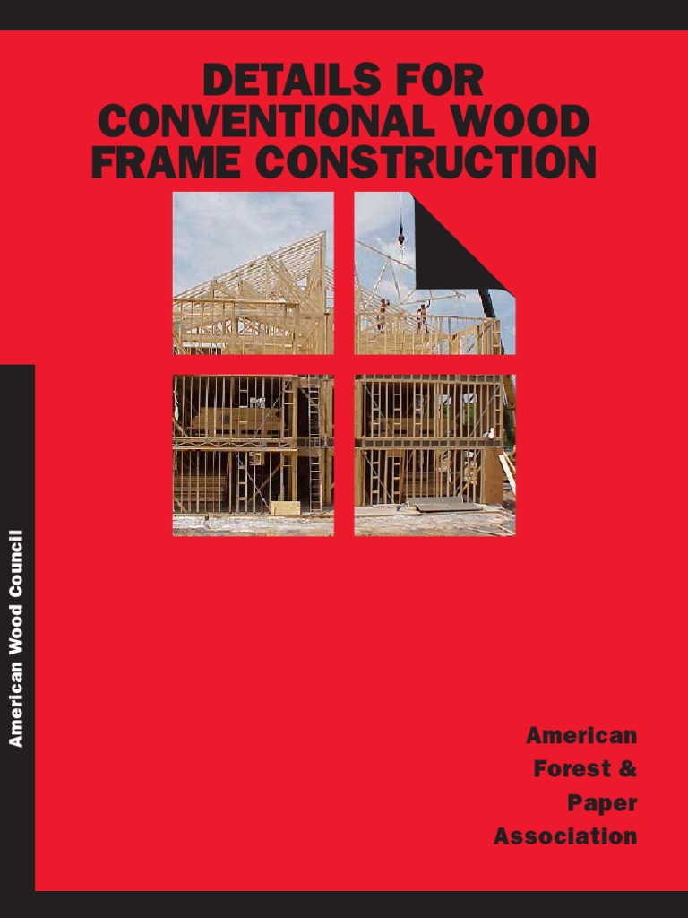 Details For Conventional Wood Frame Construction | PDF | Framing ...