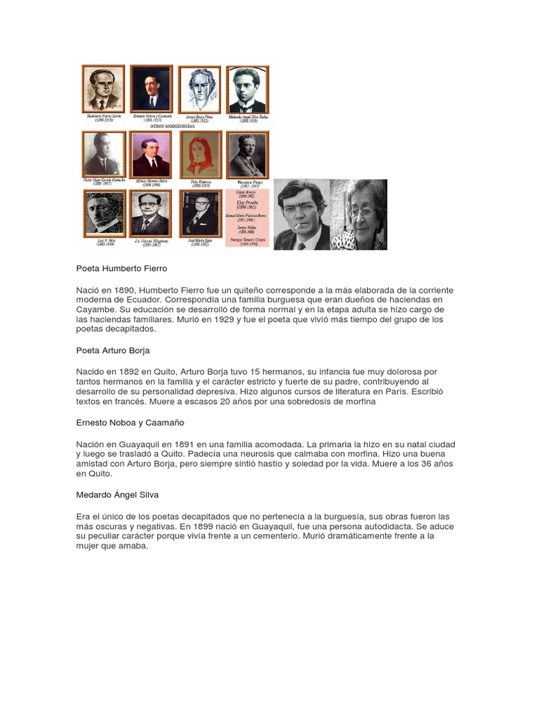 Poeta Humberto Fierro | PDF