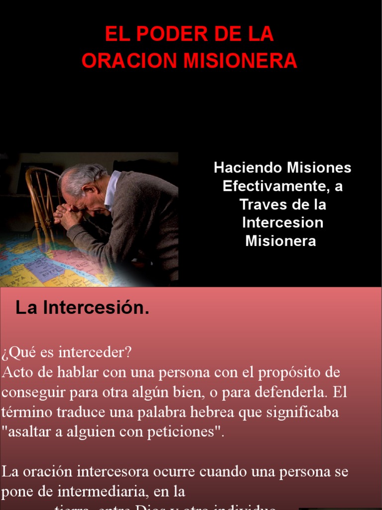 El Poder de La Intercesion | PDF | Oración | Religiones mediterráneas ...