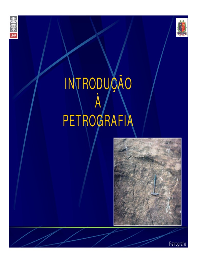 Introdução à Petrografia: Classificação e Caracterização de Rochas ...