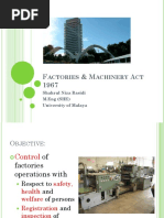 Factories and Machinery Act 1967 (FMA 1967) | PDF