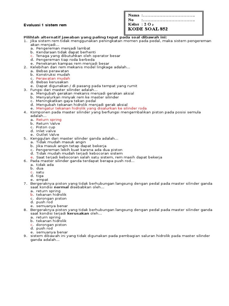 Soal Rem | PDF