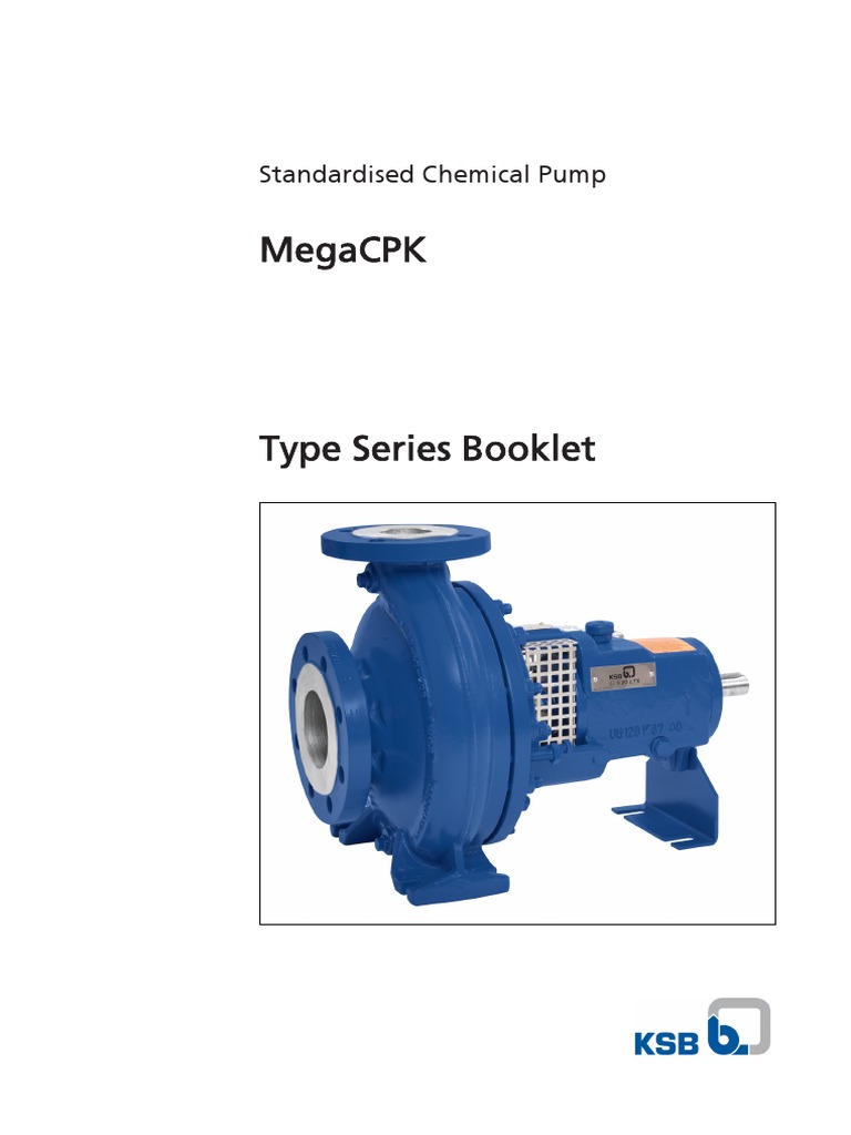 KSB_Mega_CPK_Literature.pdf | Bearing (Mechanical) | Pump