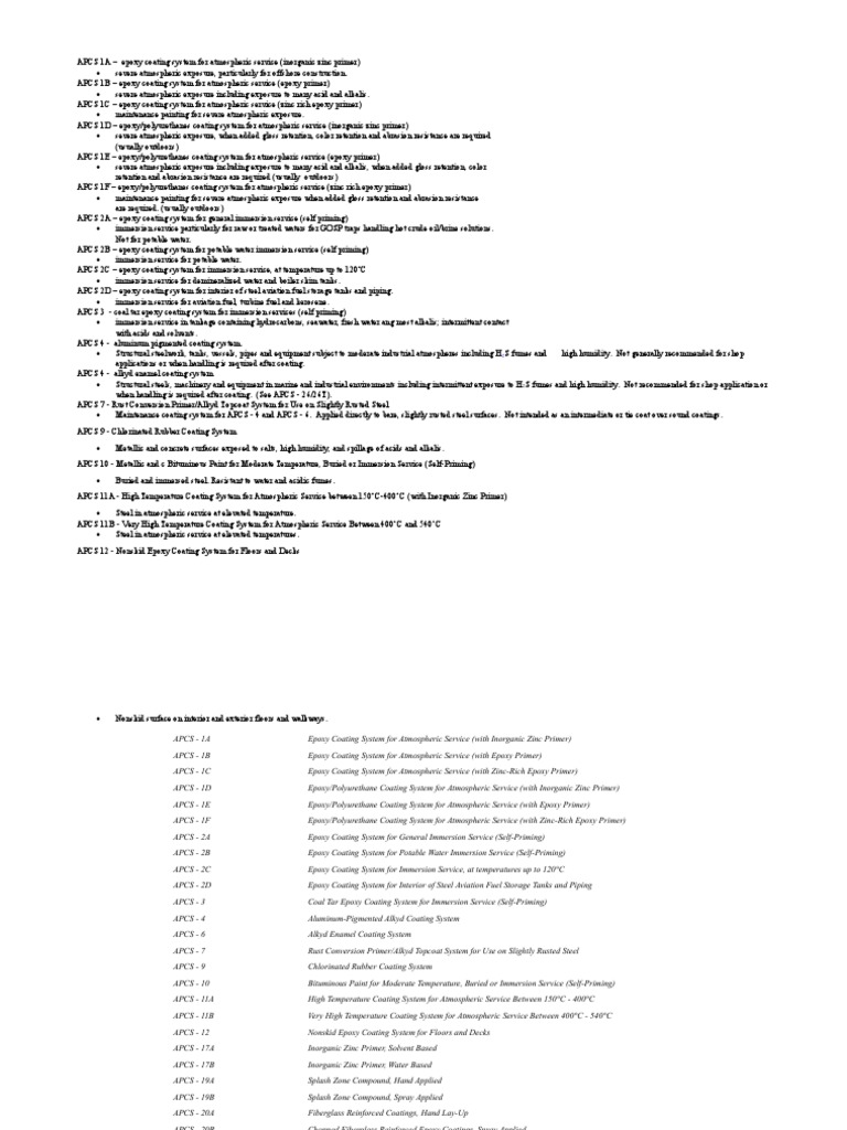APCS Deatails | PDF | Epoxy | Paint