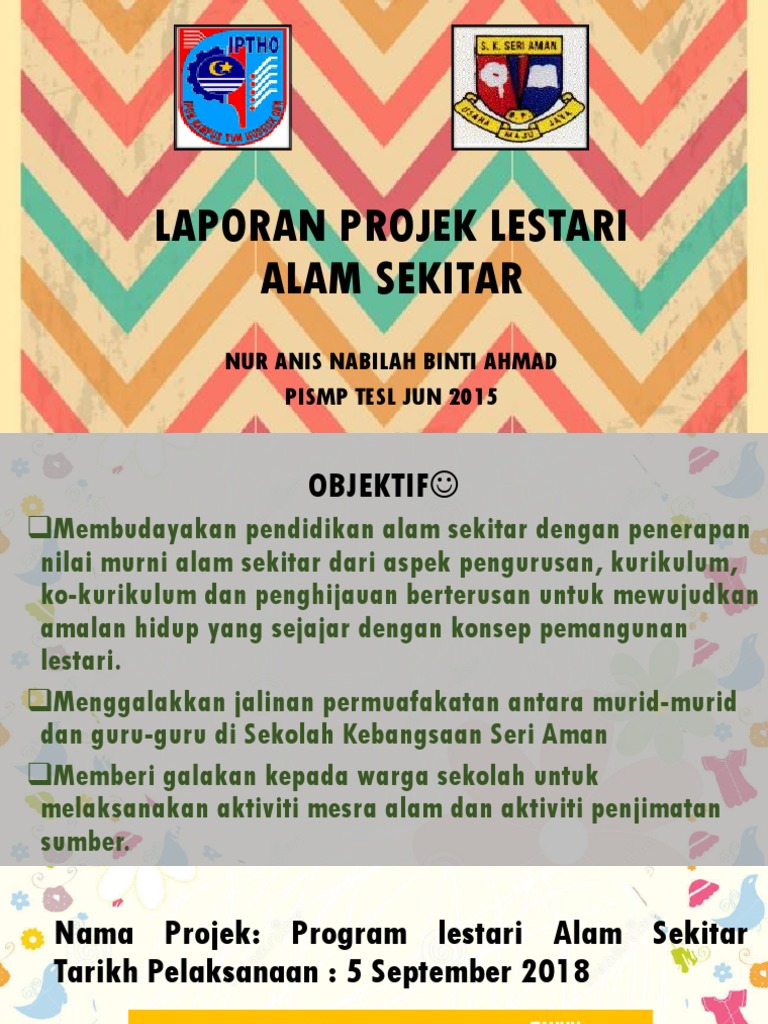 Laporan Projek Lestari Alam Sekitar | PDF