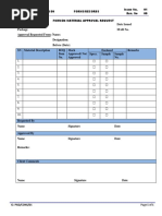 Material Approval Request Form Template | PDF